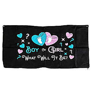 Gender Reveal Balloon Bag Drop | Boy or Girl What Will It Be | Confetti and Balloon Zipper Bag Drop | Gender Reveal Ideas | Ultimate Party Supplies