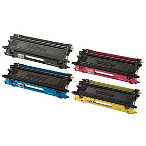 Genuine Brother TN115 Black TN110 Color (C/M/Y) Toner Cartridge 4-Pack