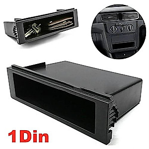 SIGRID Universal Car Double 1 Din Dash Cup Holder Storage Box Plastic for Stereo Radio
