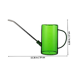 TEHAUX Watering Can Shower Pot Plastic Stainless Steel