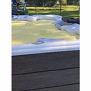 Protect Your Cover and Save on Energy Bills with Outdoor Innovations Hot Tub Thermal Cover - Durable, Insulating Spa Blanket with Closed Cell Foam and Chemical Protection (7'x6'x3/8",)