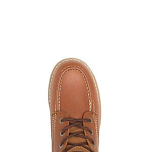 Wolverine Men's Moc Toe 6" Work Wedge-Brown, Honey, 9 M US
