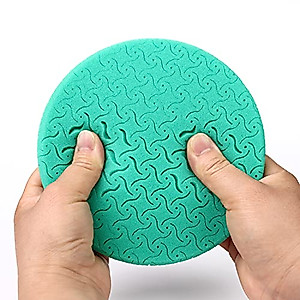 CAR ROAD Buffing Polishing Pads 6 Inch, 7PCs 6.5 Inch Face for 150mm Backing Plate Sponge Woolen Microfiber Buffing Pads Cutting Polishing Pad Kit for Car Buffer Polisher Compounding,Polishing,Waxing