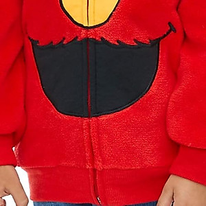 Sesame Street Elmo Infant Baby Boys Zip-Up Costume Hoodie Elmo 18-24 Months