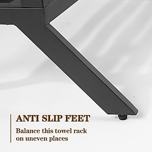 Ulax Furniture Pool Float Caddy, Poolside Towel Rack - Convenient Storage Solution for Pool, Beach, and Hot Tub Towels