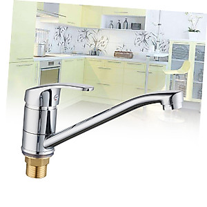 Veemoon Sink Faucet Kitchen Faucet Water Tap Bath Mixer Tap Washbasin Mixer Tap Hot and Cold