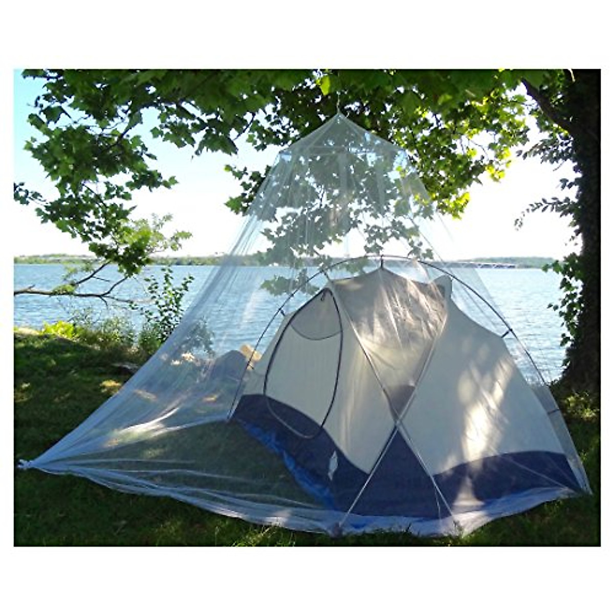 Tedderfield Extra Large Mosquito Net Premium Quality for Single to Cal King Size Beds + Cribs, Conical Netting, Spacious Bed Canopy: Extra Wide and Long, Indoor Outdoor Use, Ideal Travel Net