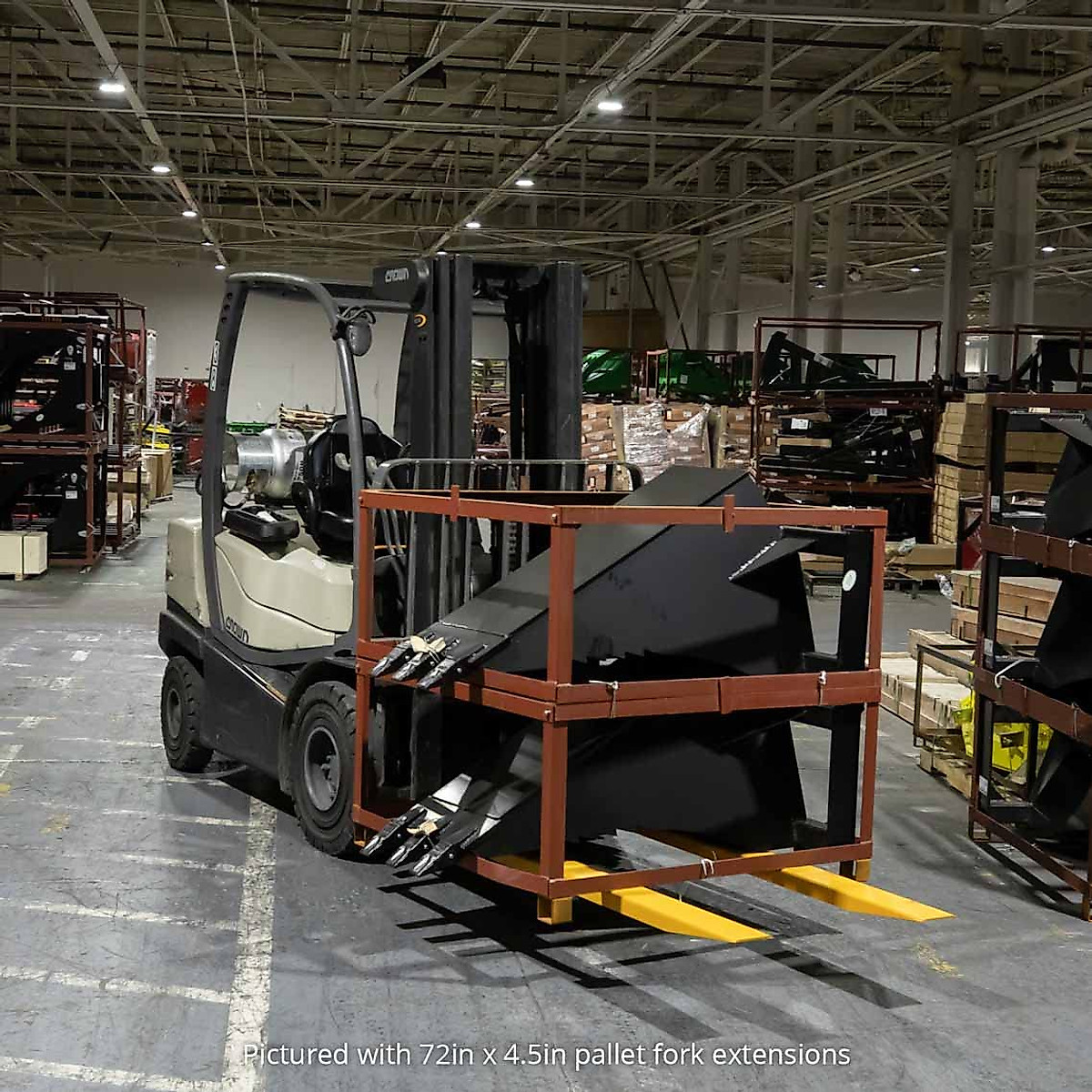 Titan Attachments Pallet Fork Extensions for Forklifts and Loaders, 84" x 4.5"