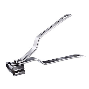 Keiby Citom Nail Clippers with 360-Degree Rotating Head - Stainless Steel Fingernails and Toenails Cutter Lagre and Small Sizes (Silver)