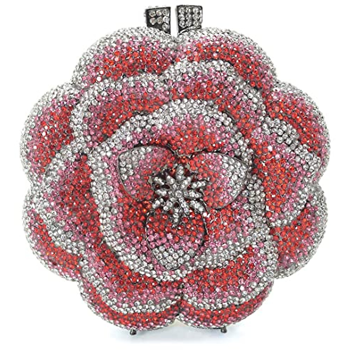 MOSSMON Designer Crystal Evening Clutch Bag Elegant Bride Wedding Party Purse for Women