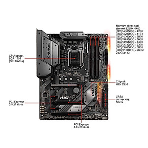 MSI MAG Z390 Tomahawk LGA1151 (Intel 8th and 9th Gen) M.2 USB 3.1 Gen 2 DDR4 HDMI DP CFX Dual Gigabit LAN ATX Z390 Gaming Motherboard