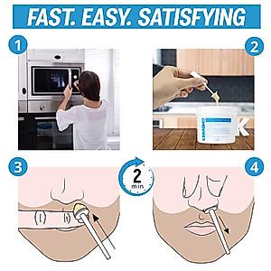 Nose Waxing Wax from Kenashii, 100g / 3.5 oz of Hypoallergenic Wax for Nasal Hair Removal, Specially Formulated to Never Get Brittle or Snap Off in Your Nose, Wipes and Applicators Sold Separately