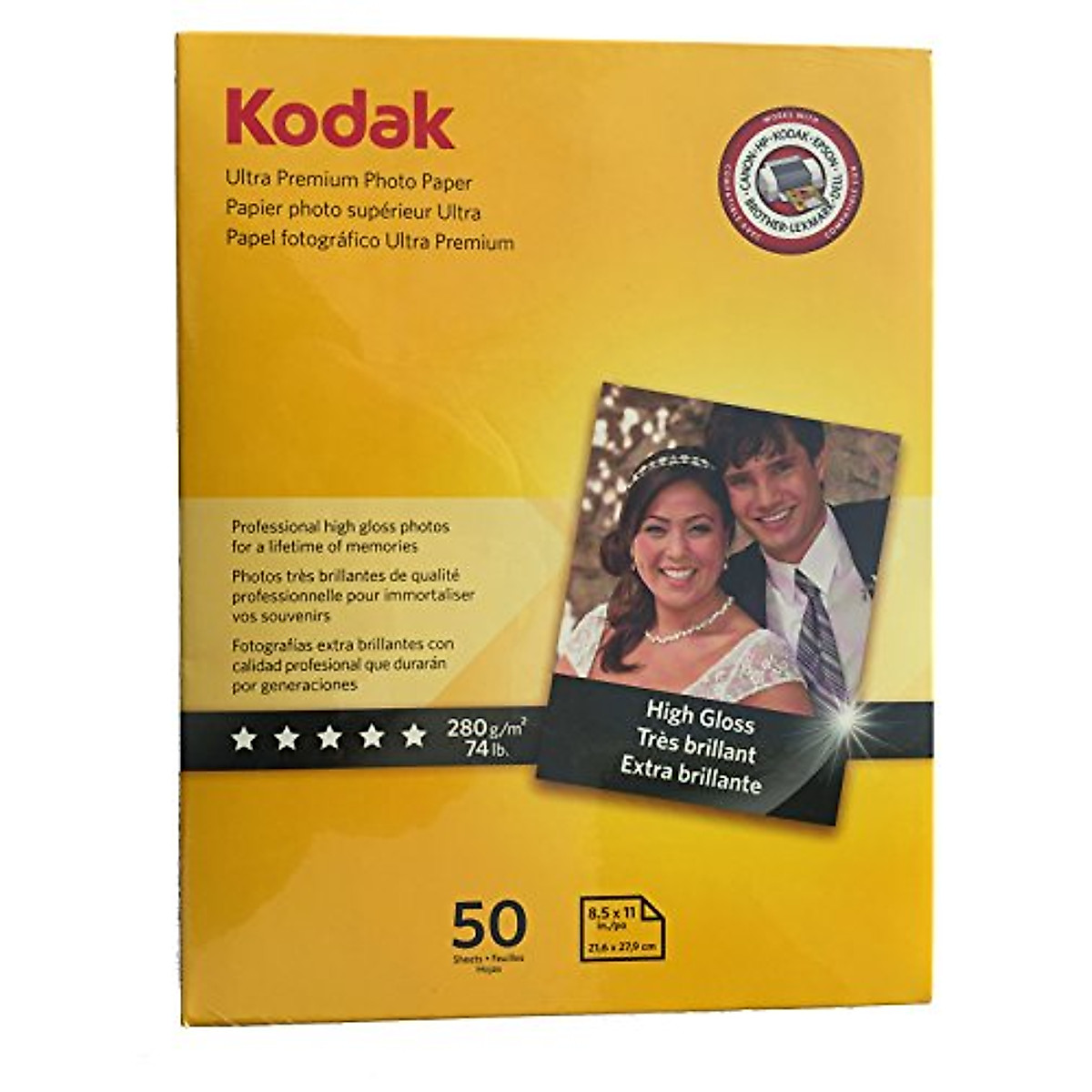 Kodak Ultra Premium Photo Paper High Gloss - 50 Sheets - 8.5 x 11