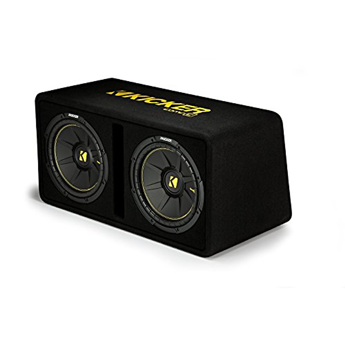 Kicker 44DCWC122 Dual CompC 12" Subwoofers in Vented Enclosure 2-Ohm