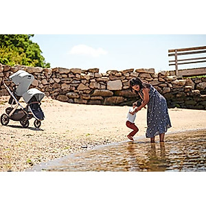 RumbleSeat V2 - Stella (Grey Brushed Melange/Silver/Chestnut Leather)