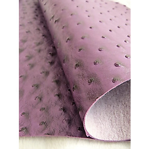 DuroLast™ Classic Ostrich Upholstery Vinyl Fabric Sold by The Yard 2 Tone Embossed Raised DIY Upholstery Accessories Apparel (Orange)