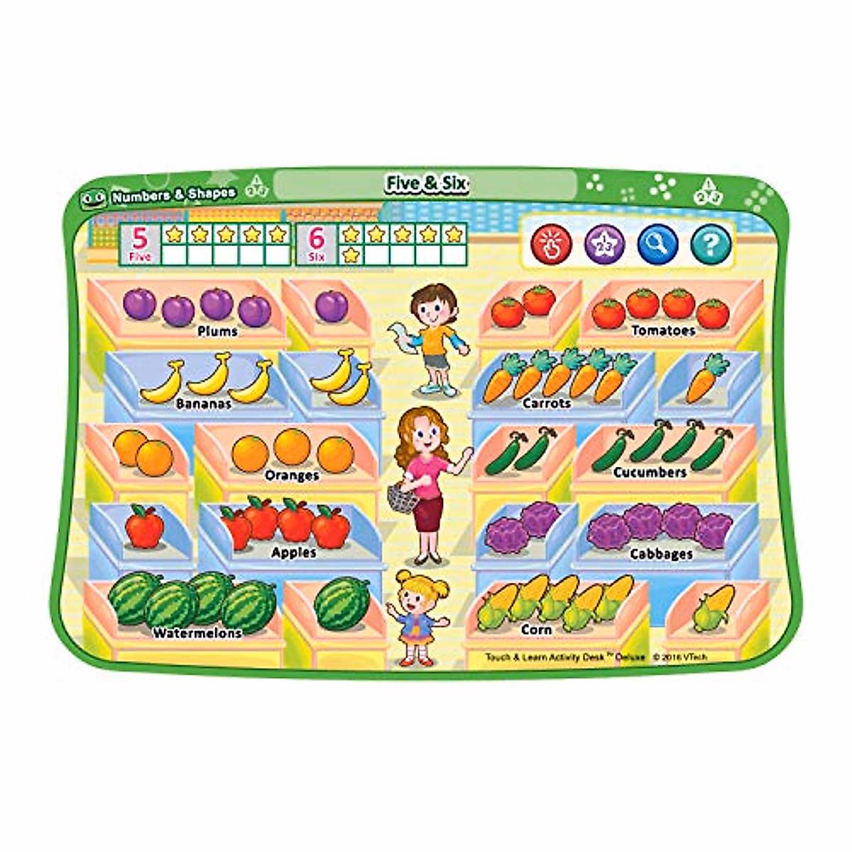 VTech Touch and Learn Activity Desk Deluxe Expansion Pack - Numbers and Shapes