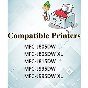 MM MUCH & MORE Compatible Ink Cartridge Replacement for Brother LC3035XXL LC3035 LC3033 LC3033XXL to use with MFC-J815DW MFC-J805DWXL MFC-J995DW MFC-J995DWXL MFC-J805DW Printers (1-Pack, Yellow)