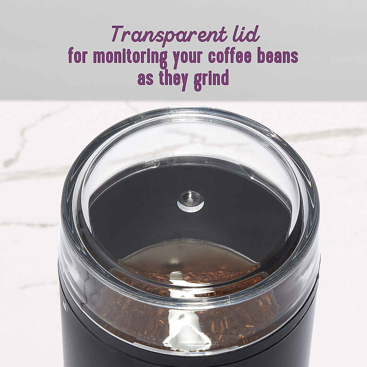 Mr. Coffee Simple Grind 14 Cup Coffee Grinder, Black