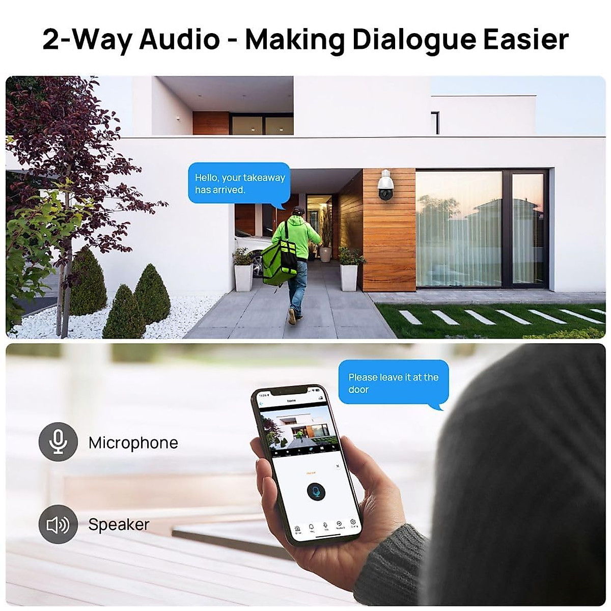 VIKVIZ 4K 8MP PTZ POE IP Camera Outdoor,Pan Tilt 18X Optical Zoom, Human Auto Tracking,Human/Vehicle Detection,Two-Way Talk,328ft IR Night Vision,PTZ Security Camera with MicroSD 512GB