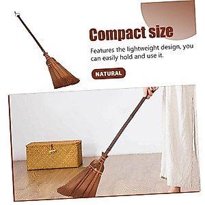 1pc Hand Made Children Broom Educational Toy for Kids Creative Dust Removing Broom Child Sized Housekeeping Tool