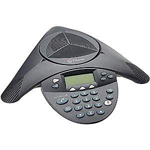 POLYCOM 2201-16200-601 SOUNDSTATION 2 EXPANDABLE CONFERENCE PHONE SYSTEM B474450 (Renewed)