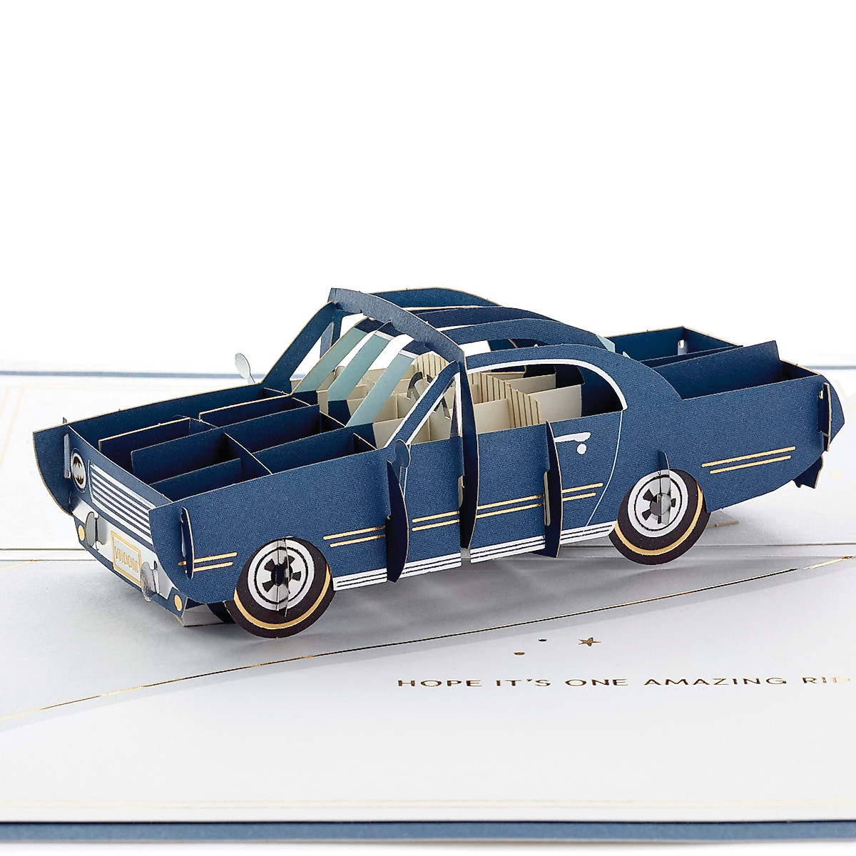 Hallmark Signature Paper Wonder Pop Up Birthday Card (Classic Car, Amazing Ride)