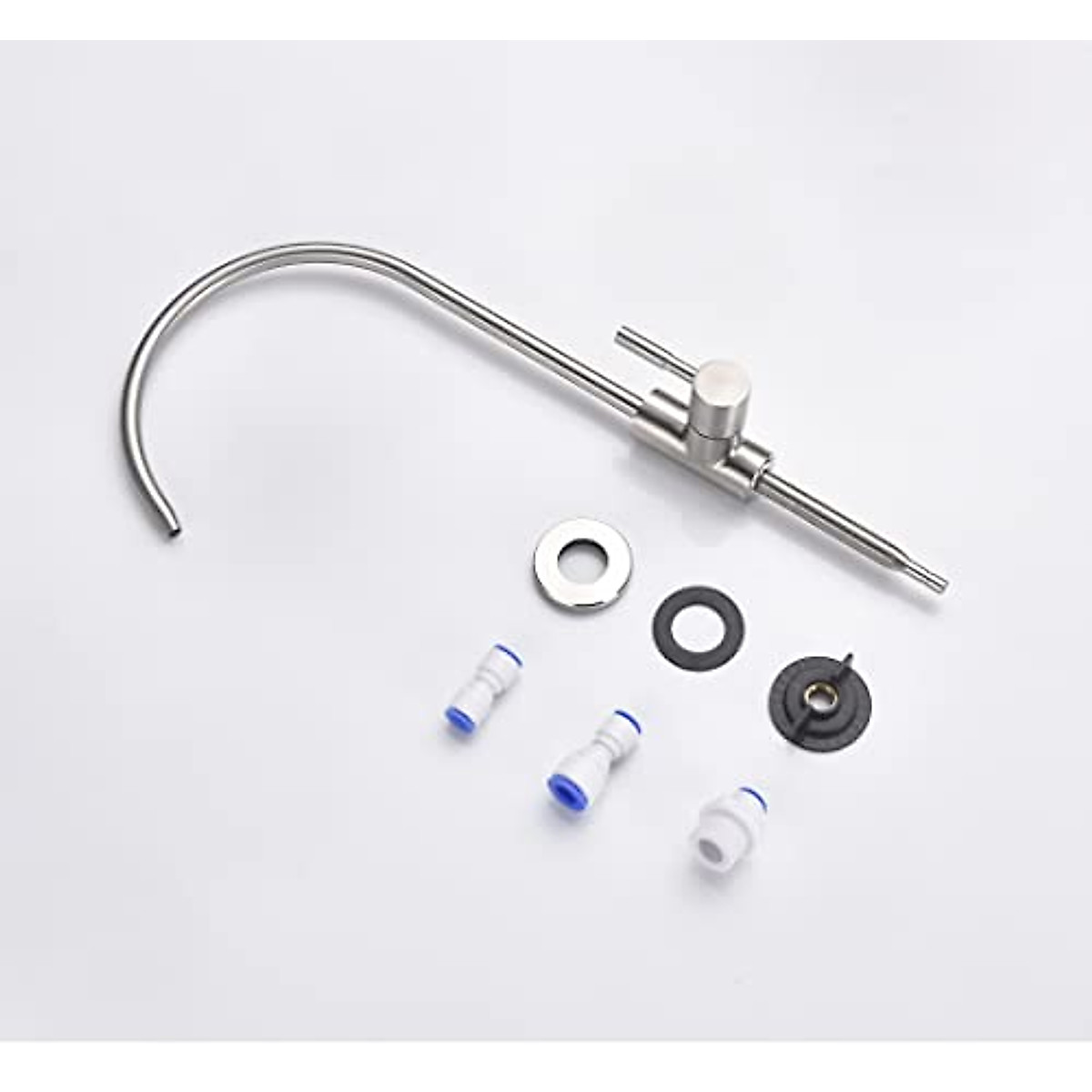 Apaix Drinking Water Faucet Brushed Stainless Steel, Kitchen Water Purifier Faucet for Non-Air Gap Reverse Osmosis Water Filtration System