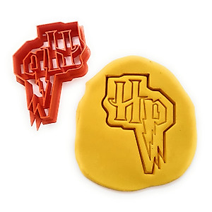 T3D Cookie Cutters Inspired by Harry Potter Cookie Cutter, Suitable for Cakes Biscuit and Fondant Cookie Mold for Homemade Treats Size : 3.54" x 2.40"