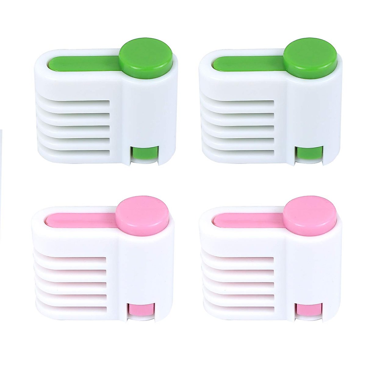 AUEAR, 2 Sets DIY Cake Leveler Slicer Adjustable Bread Cutter 5 Layers for Bread Toast Cake Kitchen Fixator Tool