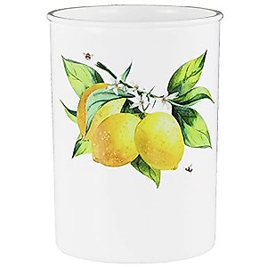 Reston Lloyd Utensil Holder, Fresh Lemons with Honey Bees