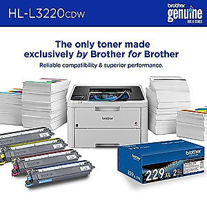 Brother HL-L3220CDW Wireless Compact Digital Color Printer with Laser Quality Output, Duplex and Mobile Device Printing | includes 4 Month Refresh Subscription Trial¹, Amazon Dash Replenishment Ready