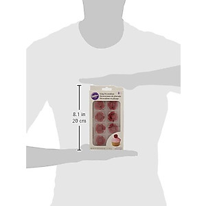 Wilton Rose Shaped Icing Decorations, 8-Count