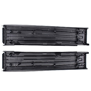 XtremeAmazing Pair of Black Tailgate Protector Molding Trim Pad Compatible with Ford F150 F-150 2009-2014