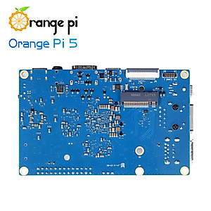 Orange Pi 5 4GB Rockchip RK3588S 8 Core 64 Bit Single Board Computer, 2.4GHz Frequency Open Source Development Board Mini PC Desktop Run Orange Pi OS, Android12, Debian11 (Pi 5 4GB)