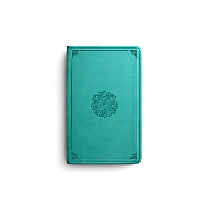 ESV Large Print Value Thinline Bible (TruTone, Turquoise, Emblem Design)