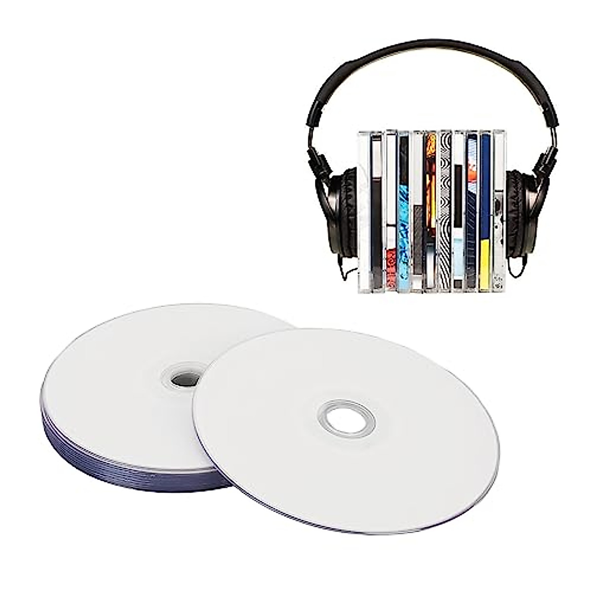 Mini Recordable Blank DVD R Discs Disk, 4.7GB 16X High Speed Blank DVDs for Burning Video，DVD Discs Blank, Recordable DVDs for Music Video Photos(10 PCS)