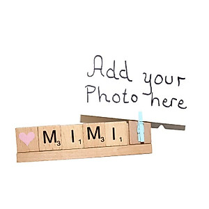 Hiding Place Boutique, Handmade Mimi Frame, Love Meme Gift Photo Picture Personalize Christmas Birthday Sign Decor Brag Desk Name Plate Sister Custom Baby Annoucement Reveal Niece Grammy Grandma Nonna