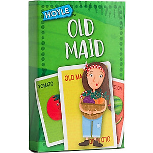 Hoyle 6 in 1 Fun Pack Kids Playing Cards Games Go Fish Crazy 8s Old Maid Slapjack