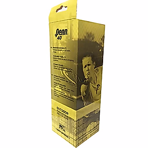 Penn 40 Outdoor Pickleball Balls - 6-Pack - Softer Feel for Recreational & Club Play - USAPA Approved