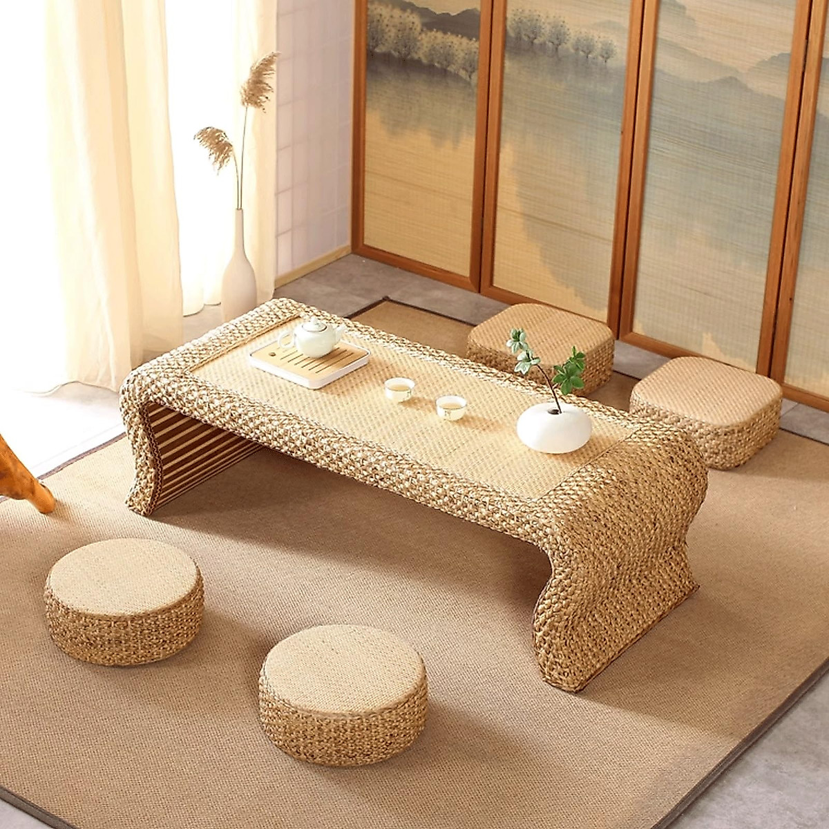 Seagrass Rope Sea Grass Cord for Chair Caning, Basket Weaving and Wicker Furniture MakingBasketry, Wicker Weaving and Repair Supplies Basket Basketry Natural Materials Corn Husk Braid DIY Rope