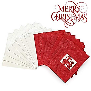HBlife 9 Pack 3D Christmas Cards Pop Up Holiday Postcards Greeting Handmade Holiday Xmas Cards & Envelopes for New Year
