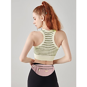 Fanny Pack Waist Pack for Women, Waterproof Waist Bag with Adjustable Strap for Travel Sports Running