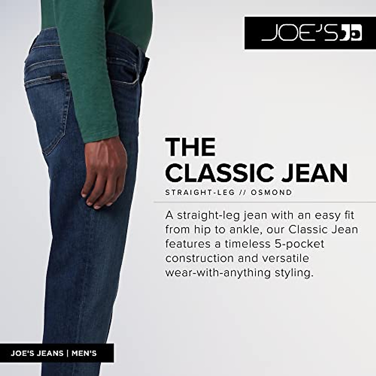 Joe's Jeans Men's The Classic, Medium Blue, 31