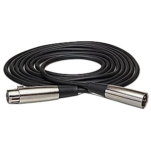 Hosa XLR-120 XLR3F to XLR3M Balanced Interconnect Cable, 20 Feet