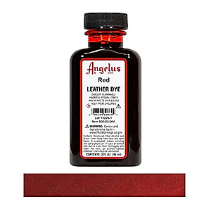 Angelus Leather Dye - 3 Ounces, Red