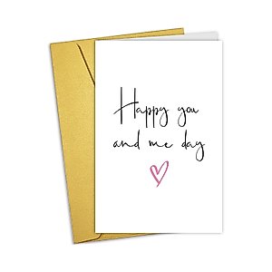 Nchigedy Sweet Anniversary Card for Boyfriend Girlfriend, Romantic Anniversary Card for Wife Husband, Funny Valentines Day Card for Him Her
