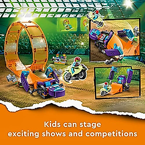 LEGO City Stuntz Smashing Chimpanzee Stunt Loop 60338 Building Toy Set for Boys, Girls, and Kids Ages 7+ (226 Pieces)