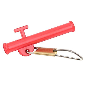 Fishing Sinker, 4Bags Fishing Line Sinker with Metal Snaps ABS Slider Clip Outdoor Fishing Accessories(red) Fibraided Line