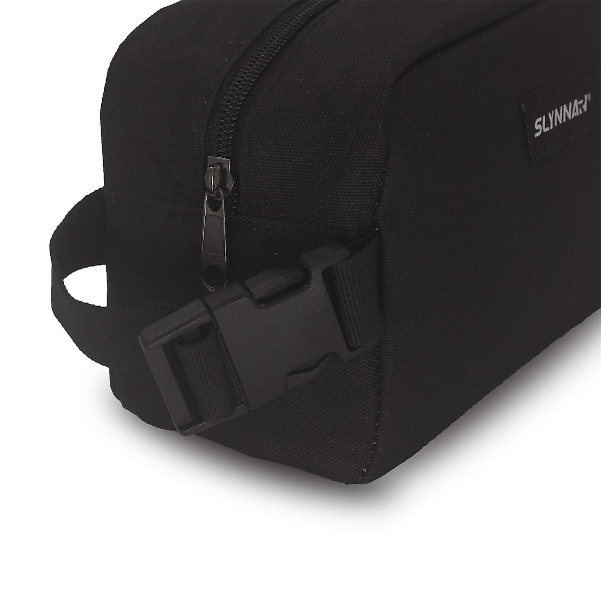 Slynnar Freezable Snack Box Lunch Bag, Black